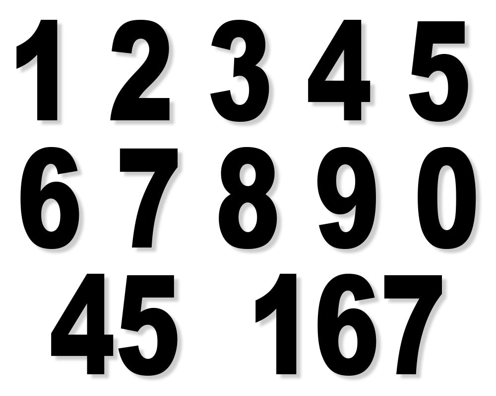 Racer Tape | Race Car Numbers | Custom Number Kits – Discovery Parts